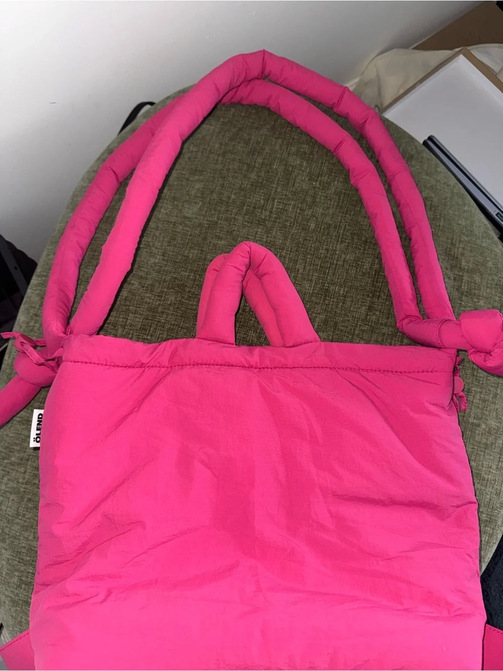 Ölend | Bags | Olend Ona Soft Convertible Bag Pink Padded Tote Backpack ...